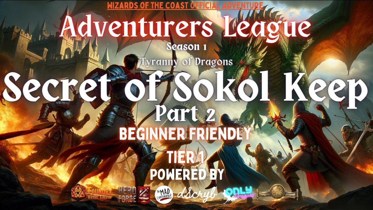 Play Dungeons & Dragons 5e Online | Secret of Sokol Keep Pt.2⚔ ...