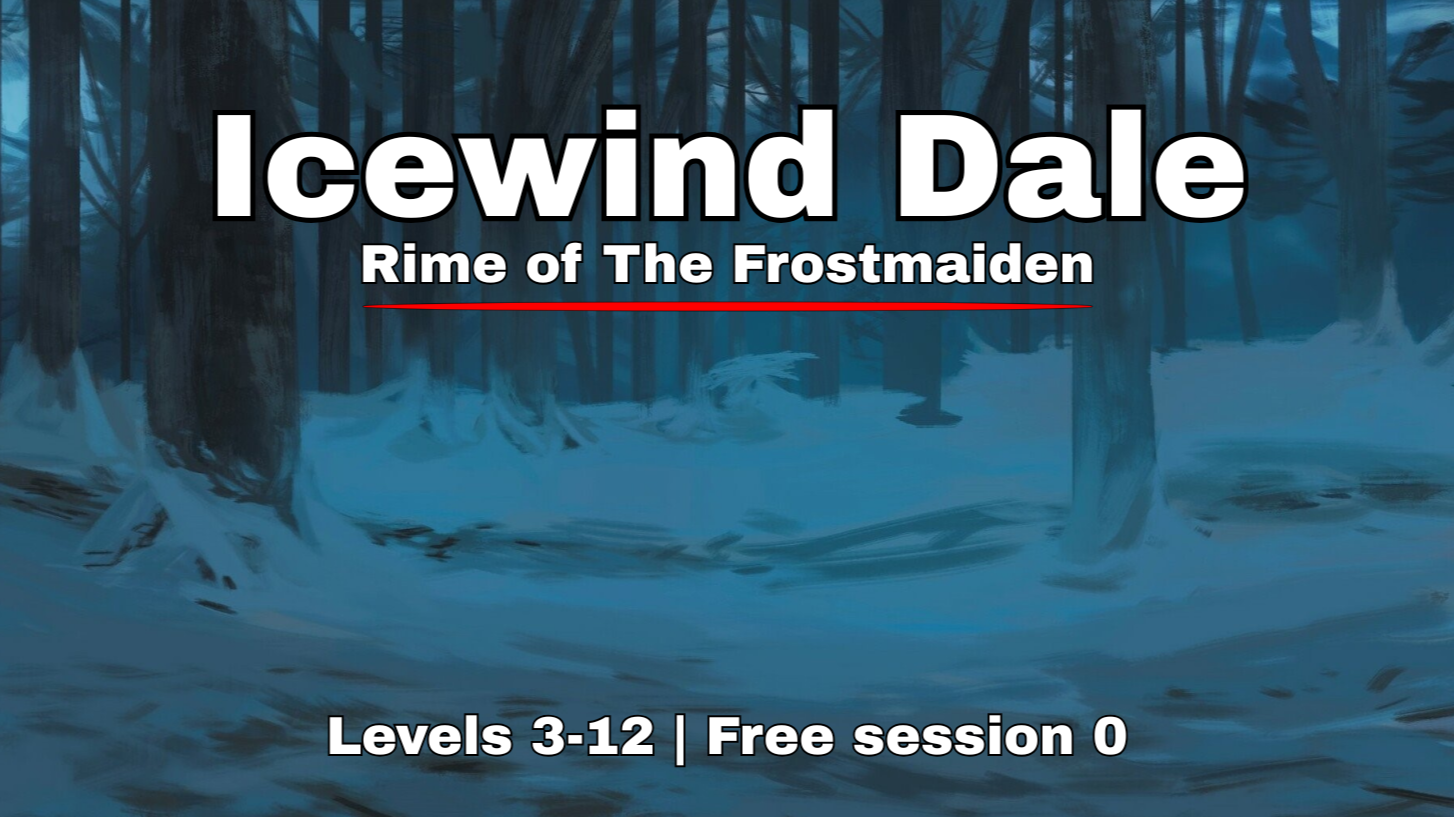 Join Rime of The Frostmaiden | D&D 2024 | Beginner friendly |Survival ...